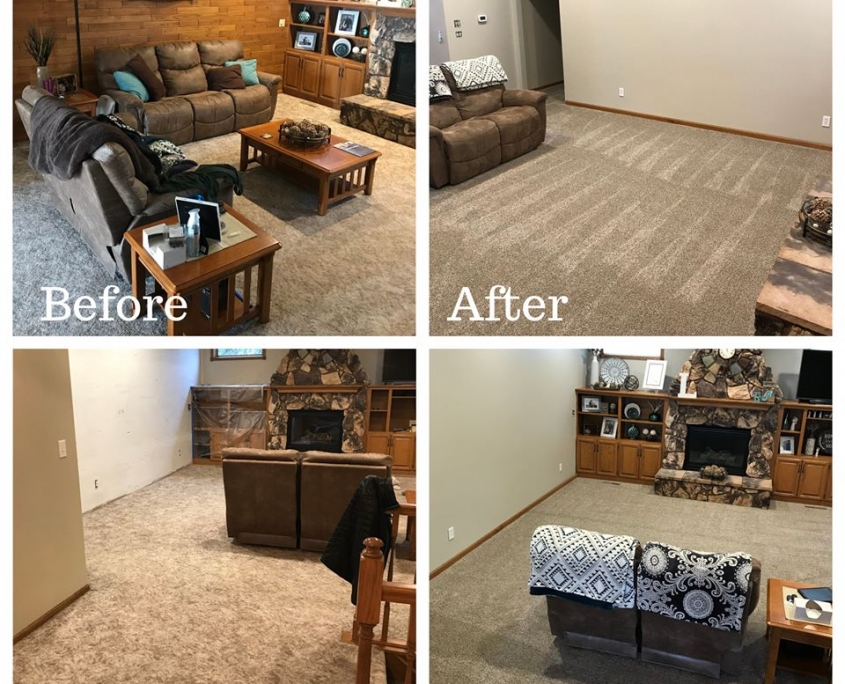 Carpet & Vinyl Makeover | Mozak's Floors and More